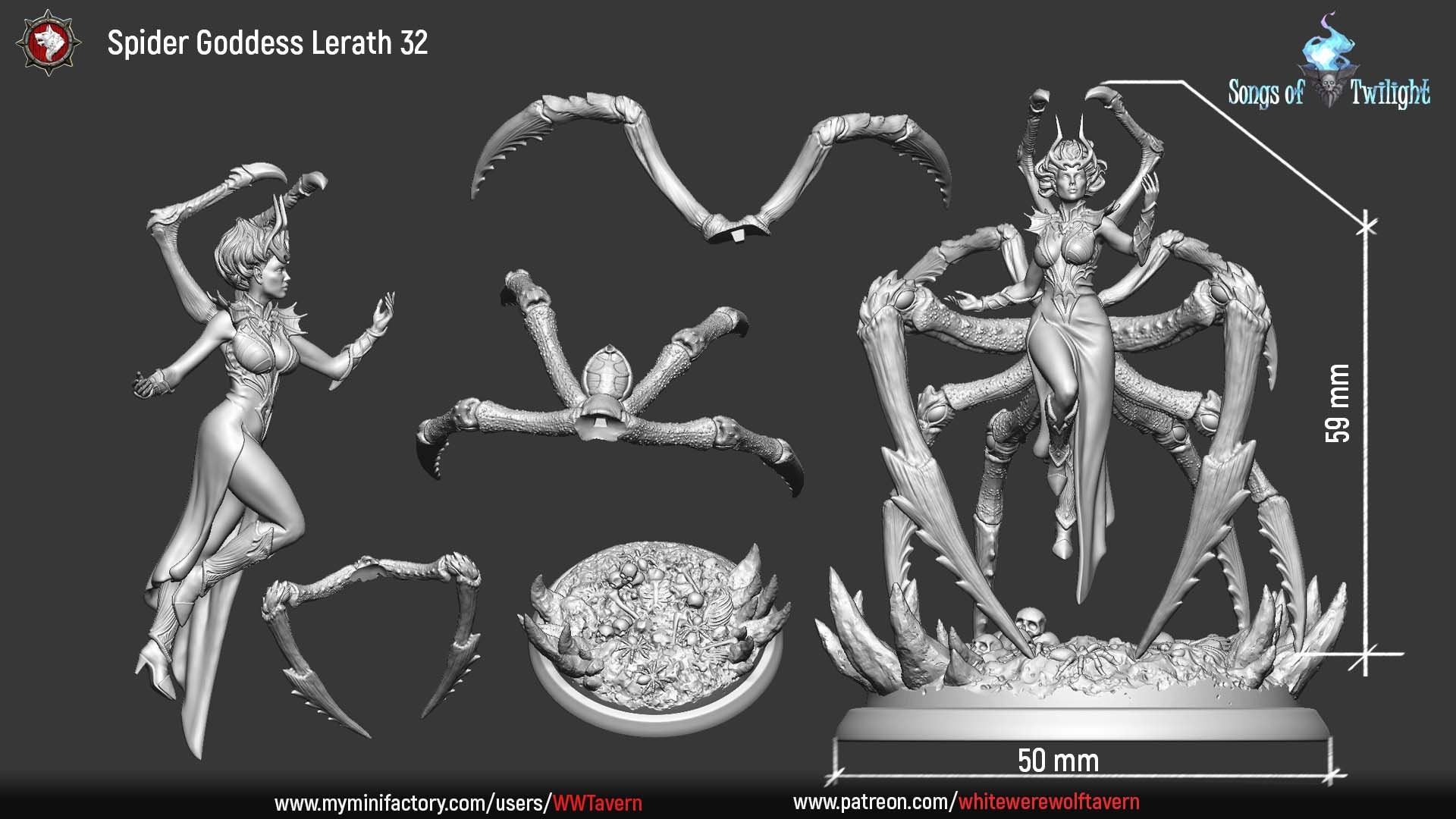 Spider Goddess Lerath / Drider - Etsy