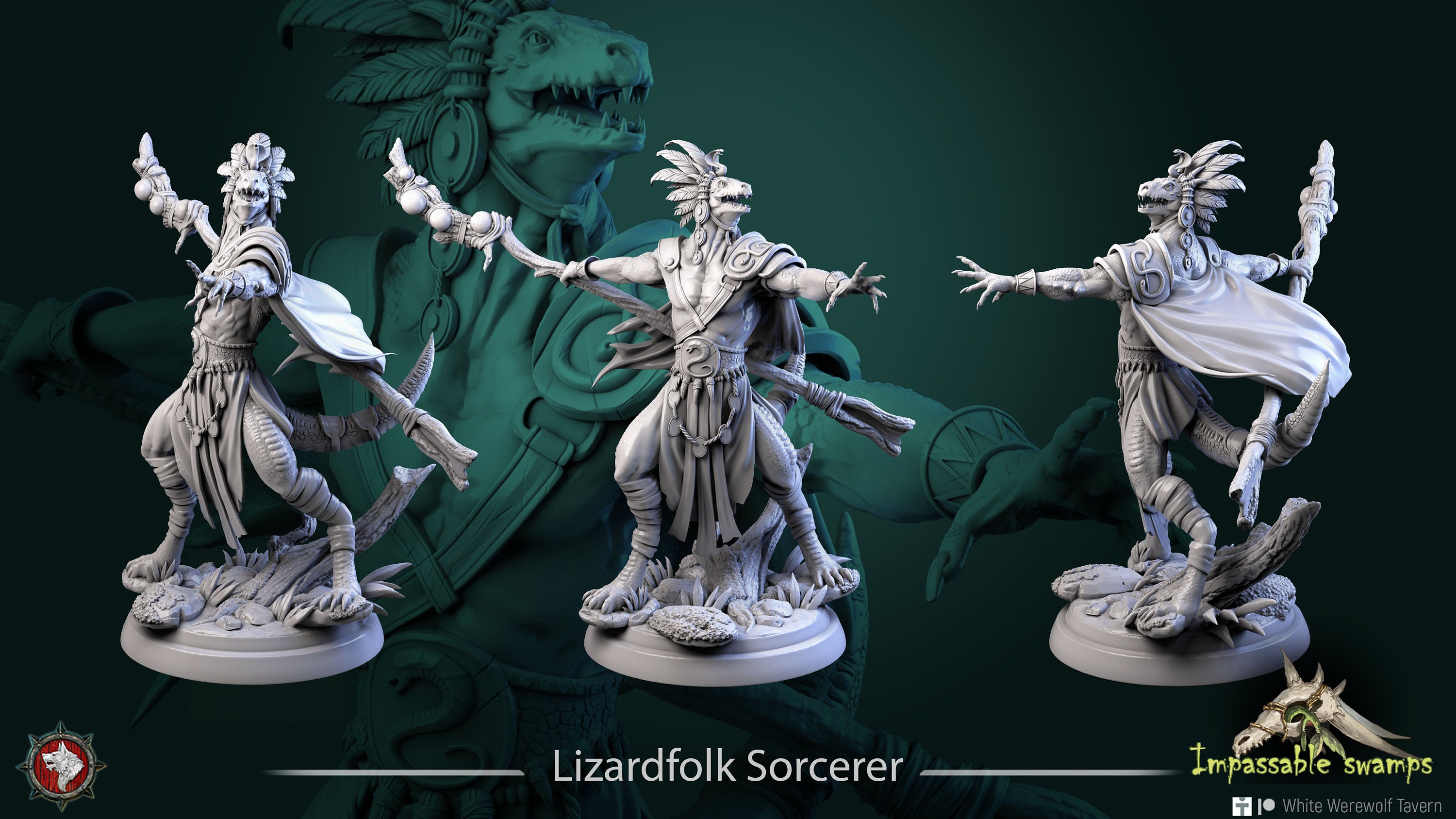 Lizardfolk Mage / Sorcerer - Etsy