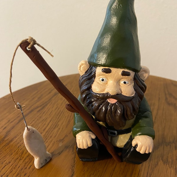 Fishing Gnome - Etsy