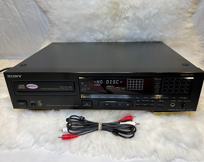 Vintage Sony CDP-990 CD Player - Etsy