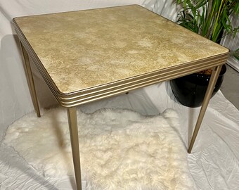 Vintage Folding Card Table the Durham Line Table Number 34 - Etsy