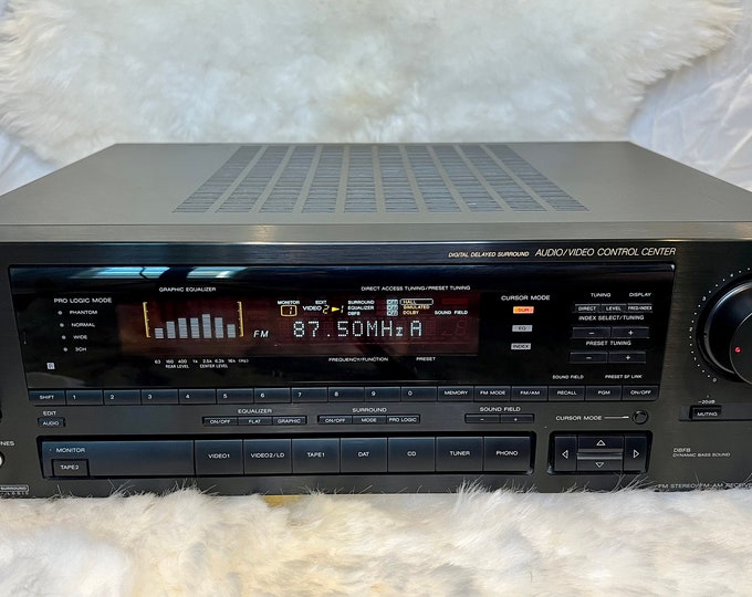 Vintage Sony STR-AV970X FM Stereo Receiver Control Center - Etsy