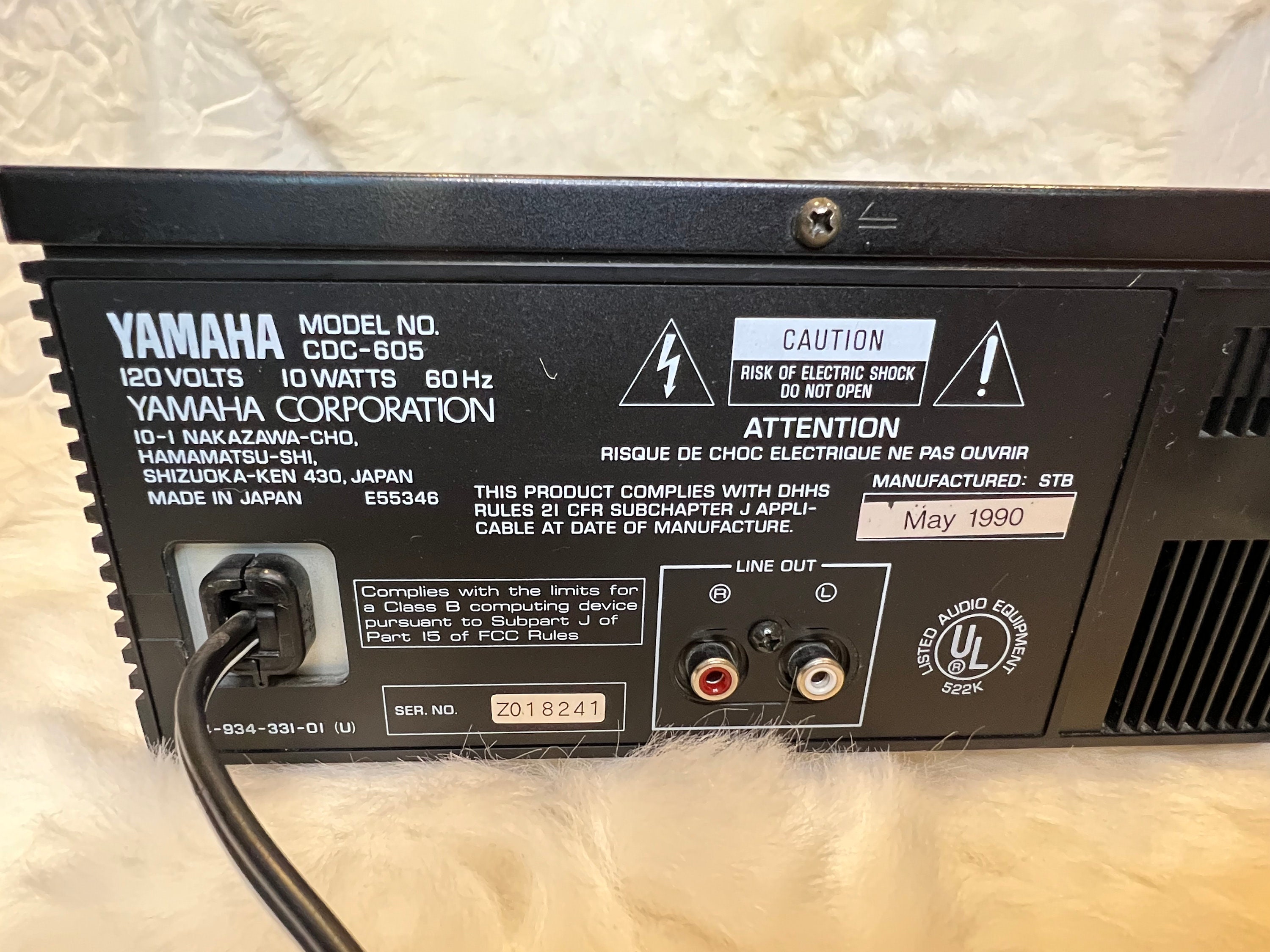 Vintage YAMAHA Natural Sound CD Player CDC-605 - Etsy