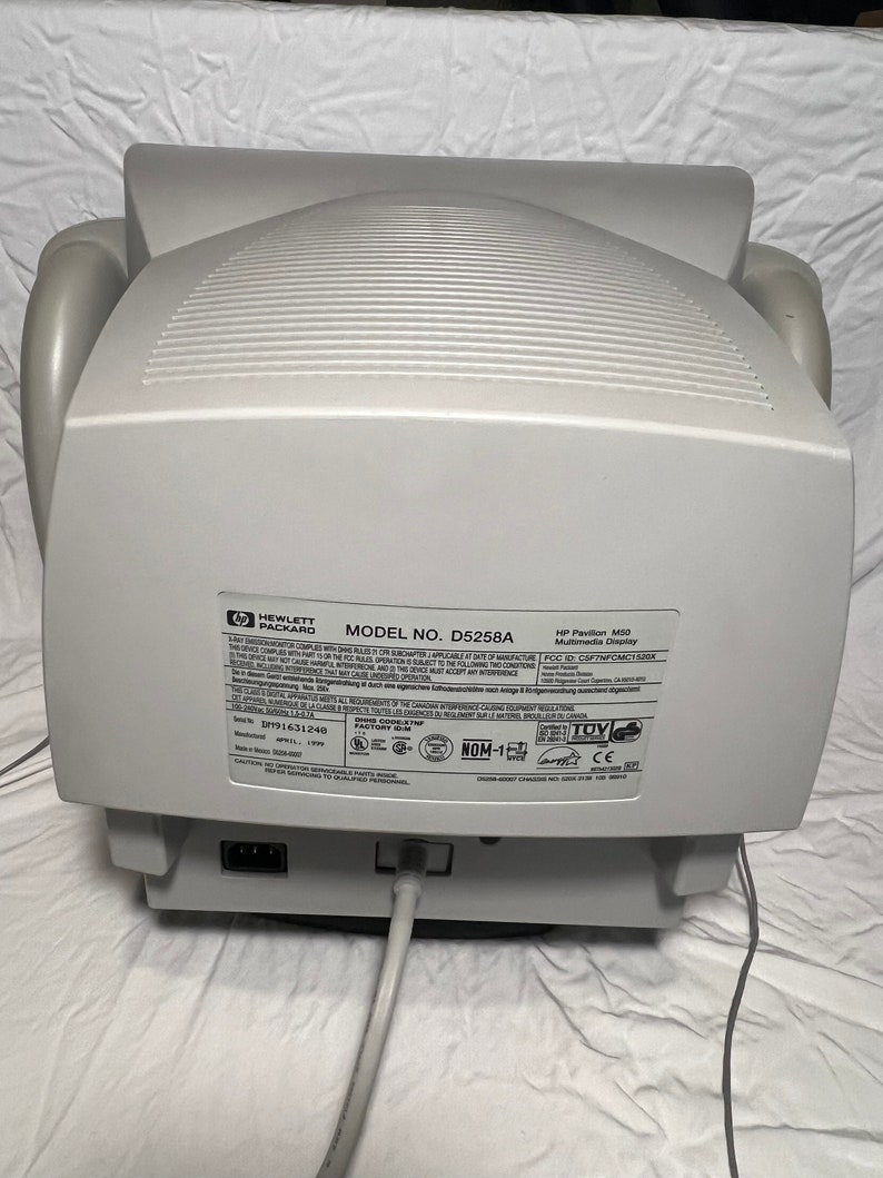 Vintage 1999 HP Pavilion Computer/monitor W/ Accessories - Etsy