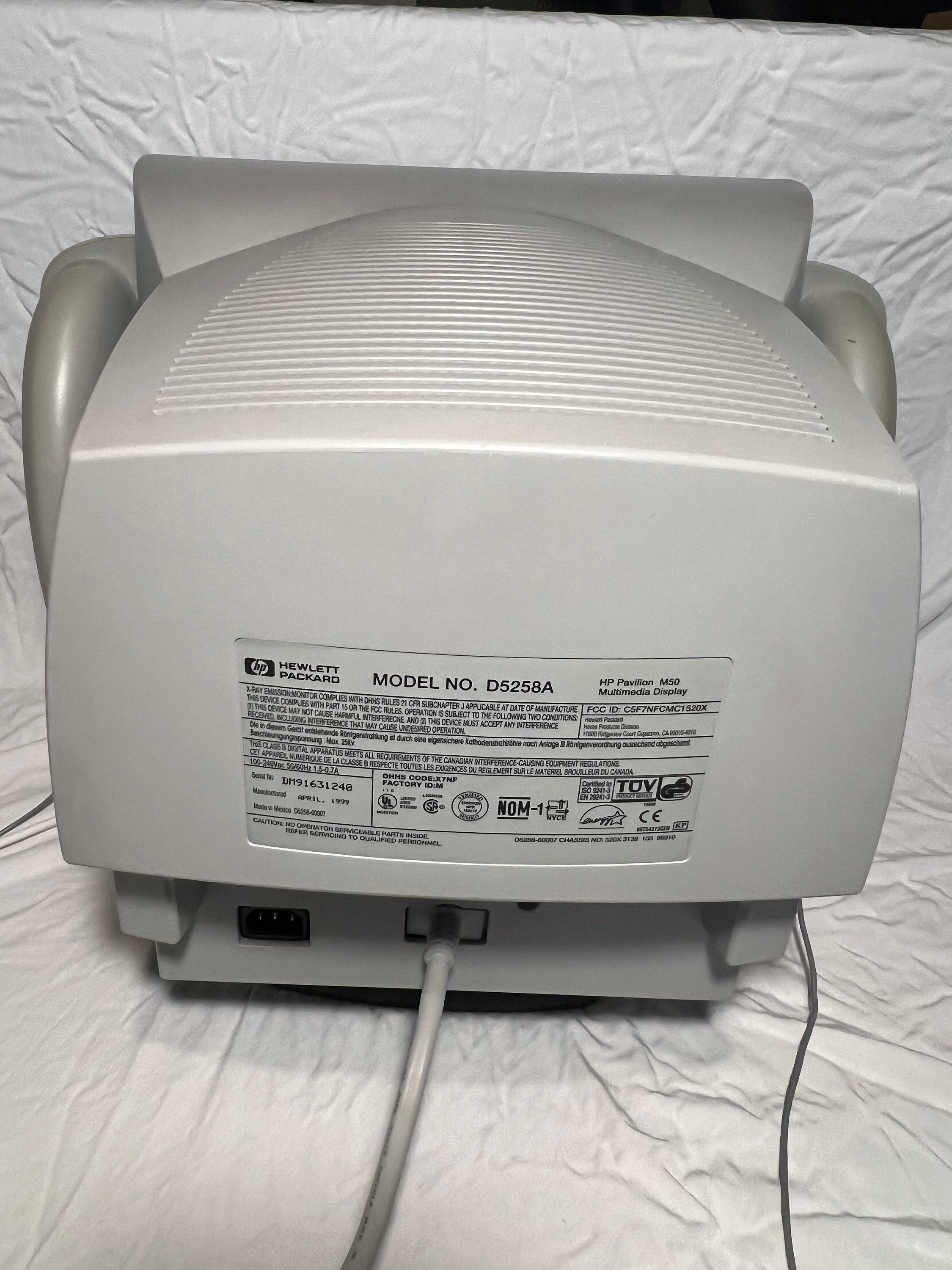 Vintage 1999 HP Pavilion Computer/monitor W/ Accessories - Etsy