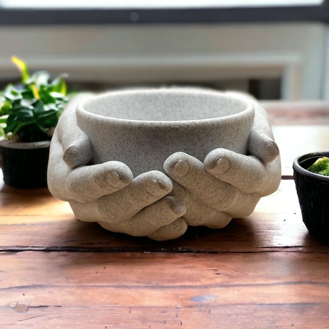 Hand Planter Pot - Modern Decorative Eco-friendly Planter - Etsy