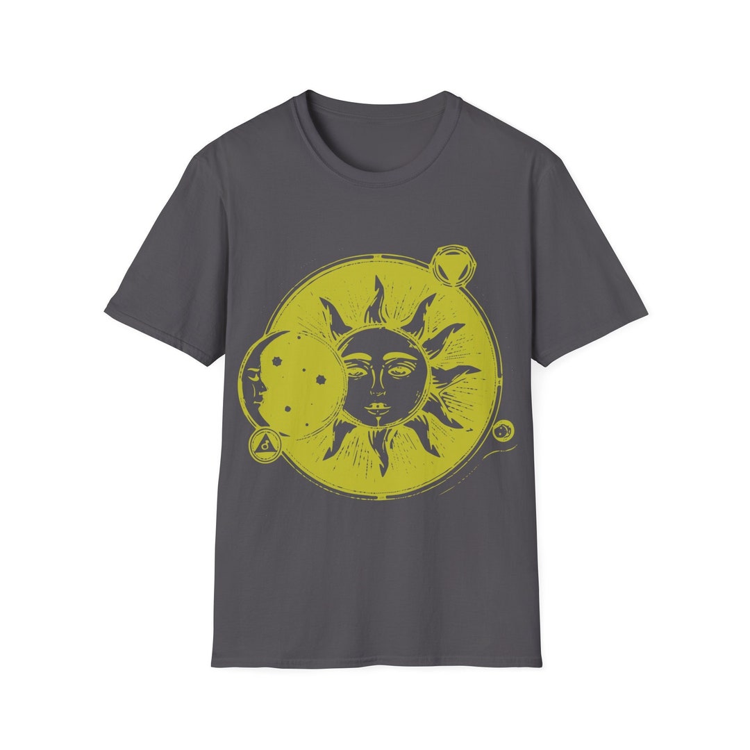 Sun and Moon - Esoteric Symbol - Shirt for Guys or Girls and Men or ...