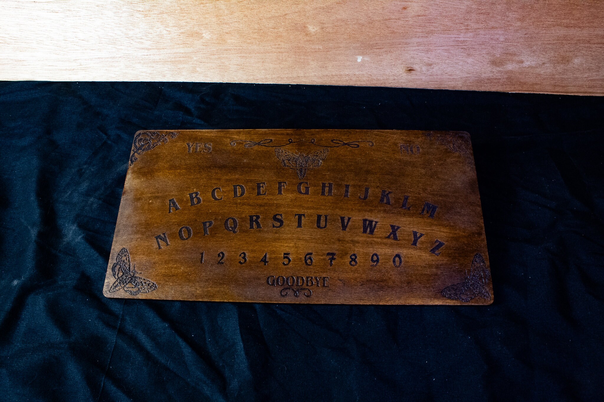 3 Death Moth Cursed Wood Ouija Board Engraved Talking Board Oracle ...