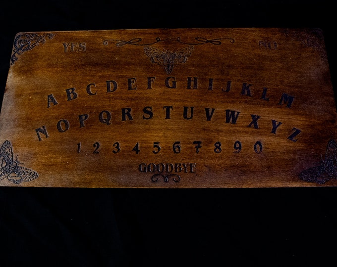 3 Death Moth Cursed Wood Ouija Board - Engraved Talking Board - Oracle ...