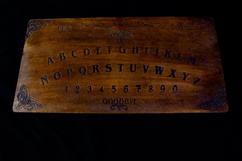 3 Death Moth Cursed Wood Ouija Board Engraved Talking Board Oracle ...