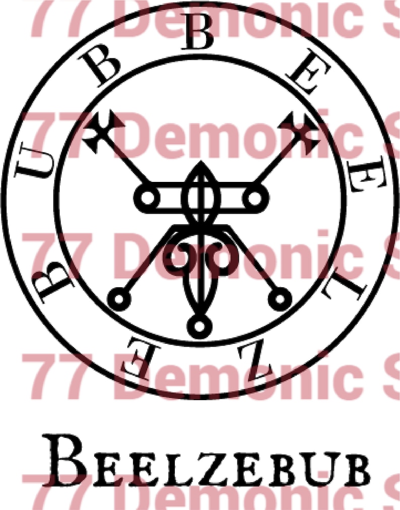 77 Demon Seals Sigils Symbols PNG Satanic Clip Art for Print SVG Devil Image JPEG Satanic Icon ...