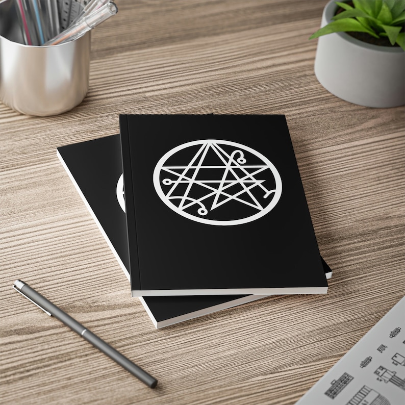 H.P. Lovecraft Necronomicon Symbol Notebook - Modern Book of Shadows ...