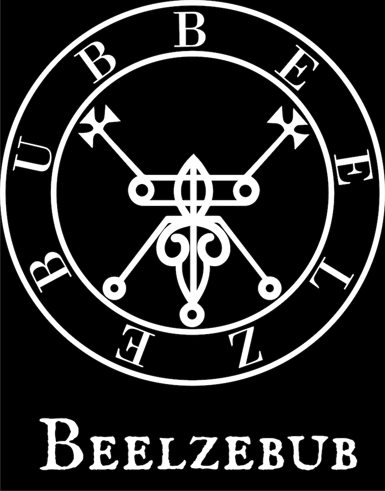 Beelzebub Sigil SVG / PNG Image Download - Etsy