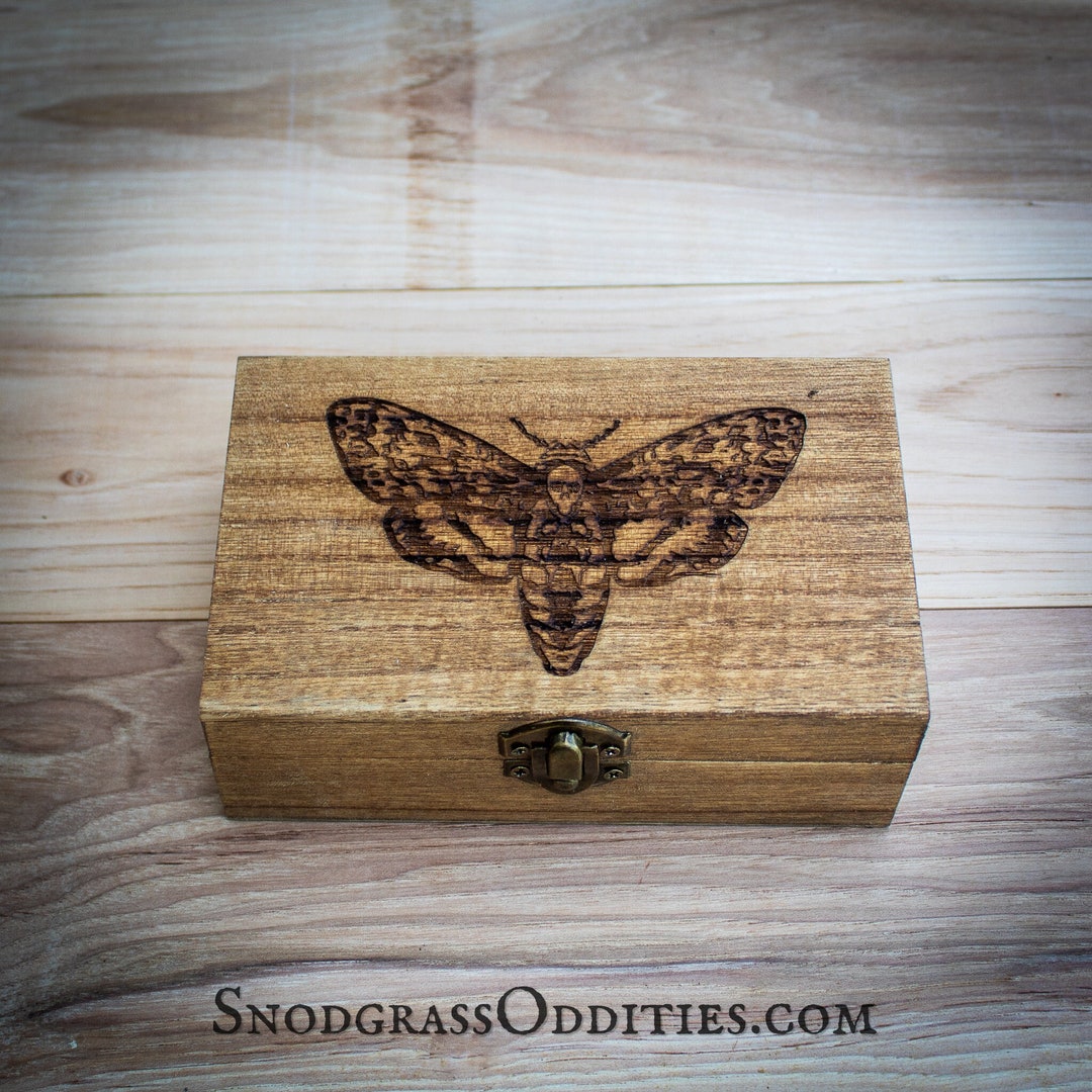 Weed Stash Box Death Moth Stashbox Marijuana Box - Etsy