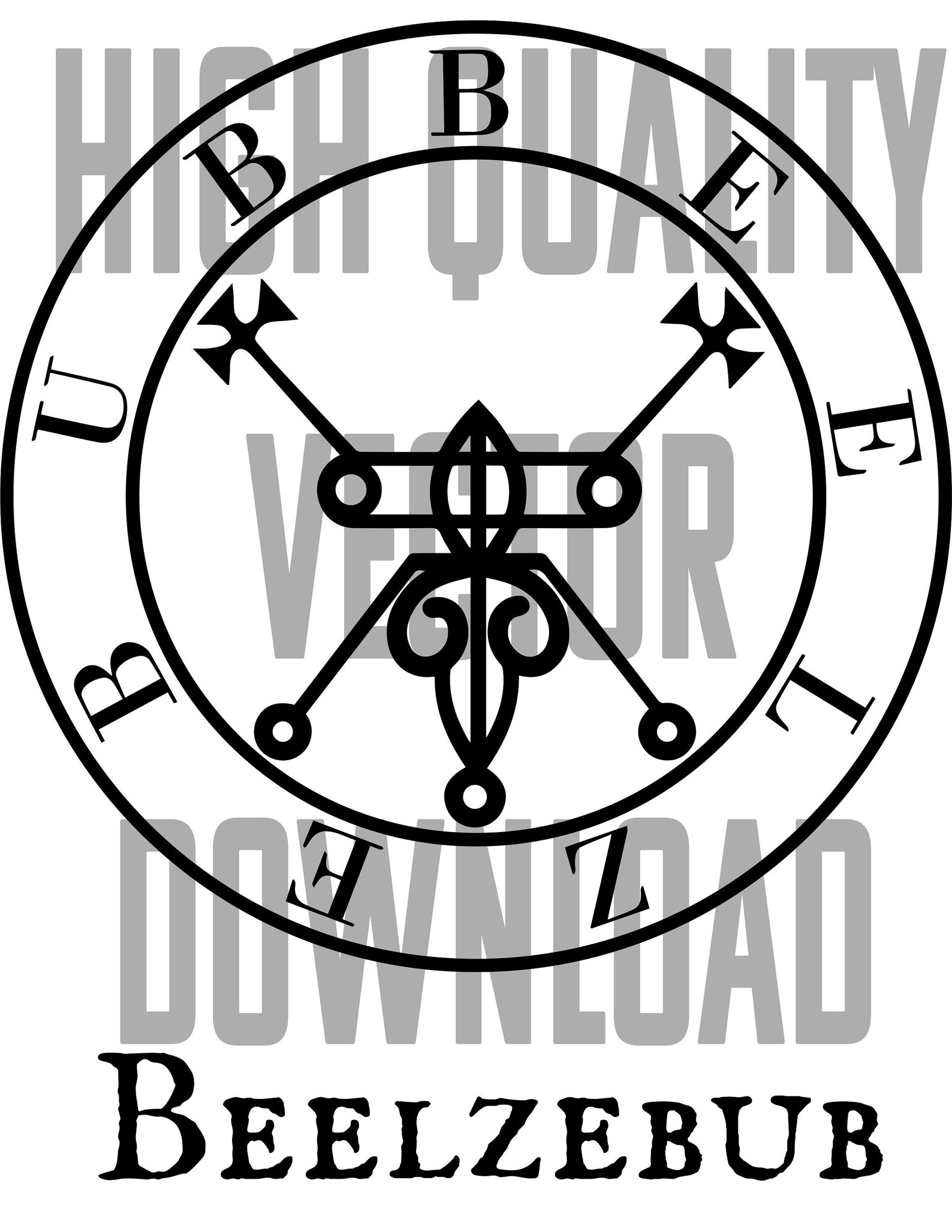 Beelzebub Sigil SVG / PNG Image Download - Etsy