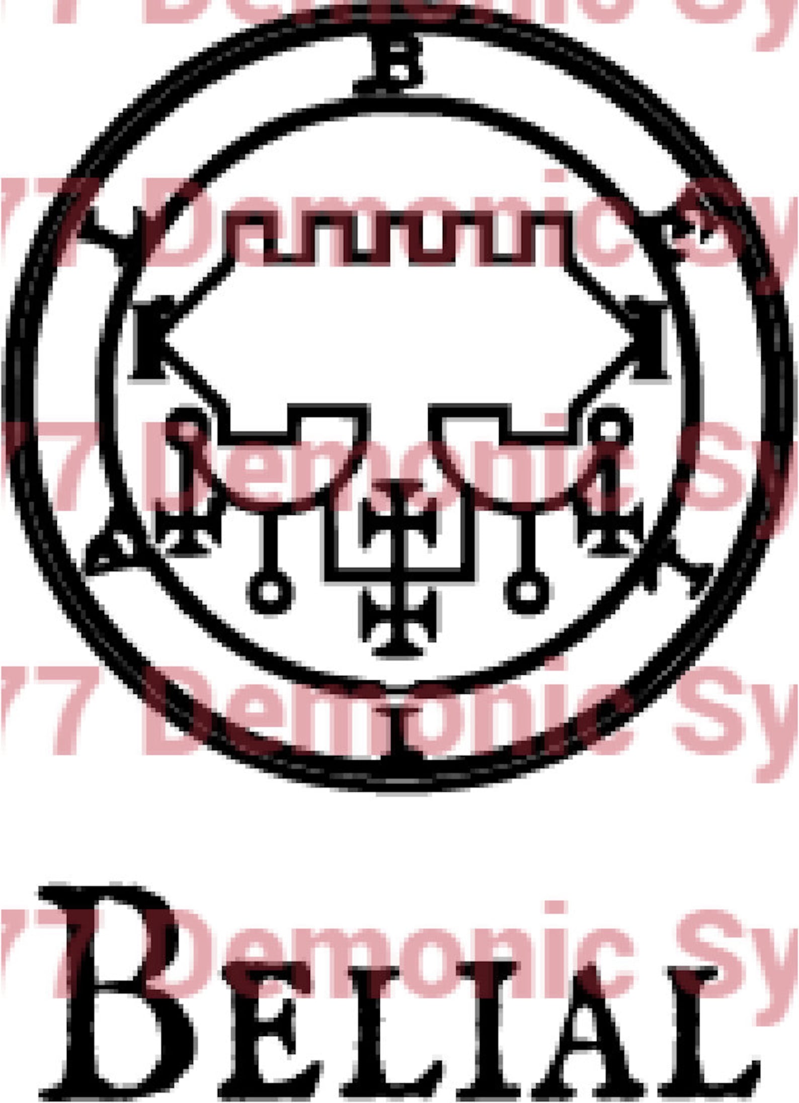 77 Demon Seals Sigils Symbols PNG Satanic Clip Art for Print SVG Devil Image JPEG Satanic Icon ...