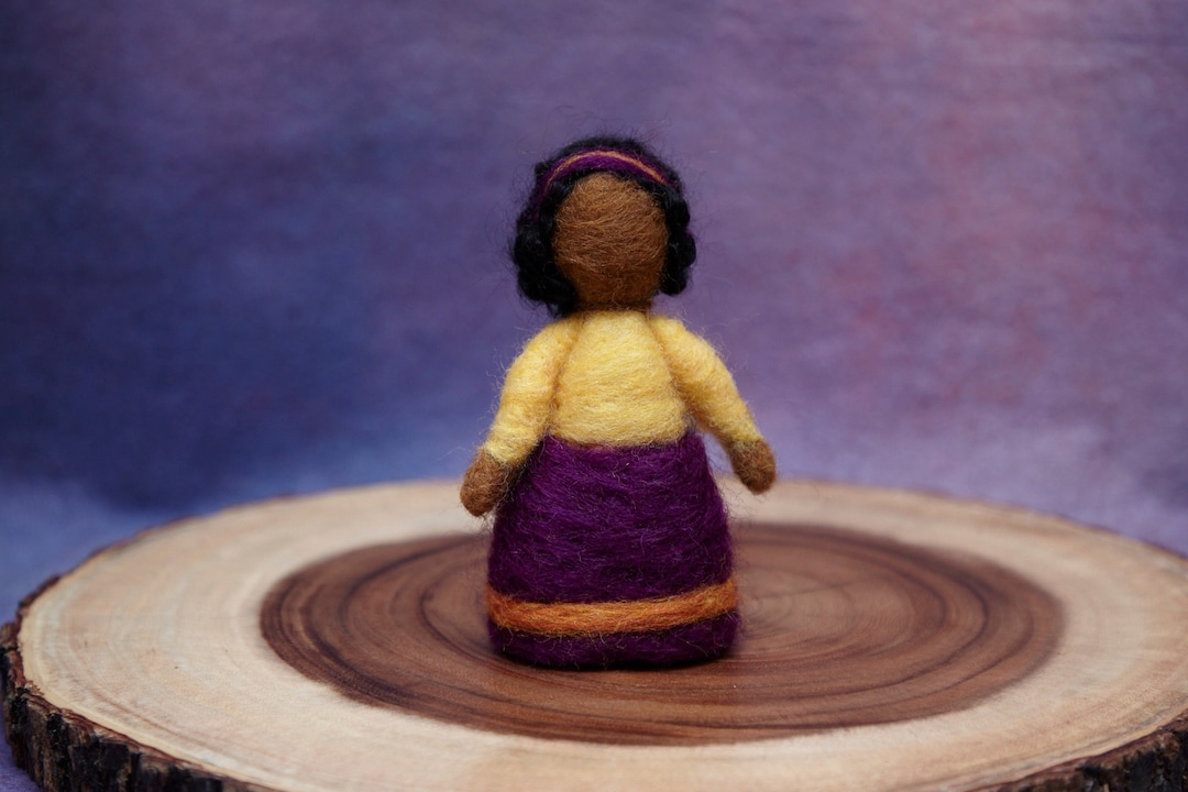LITTLE GIRL, Needle Felt Finger Puppet, Waldorf Puppet Show, Little ...