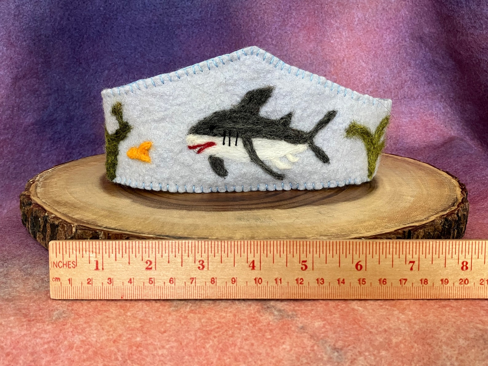 SHARK Waldorf Wool Crown - Etsy
