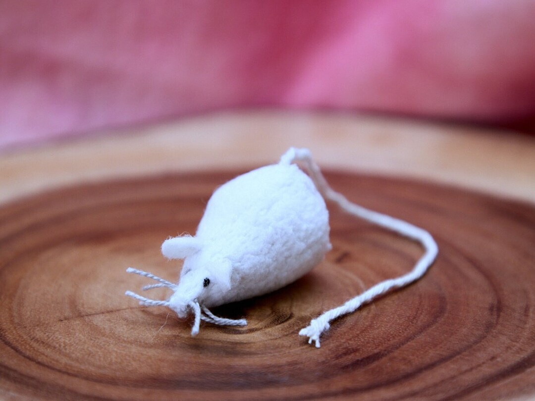 WHITE MOUSE Waldorf Toy, Soft Mouse Toy, Waldorf Inspired, Eco Friendly ...
