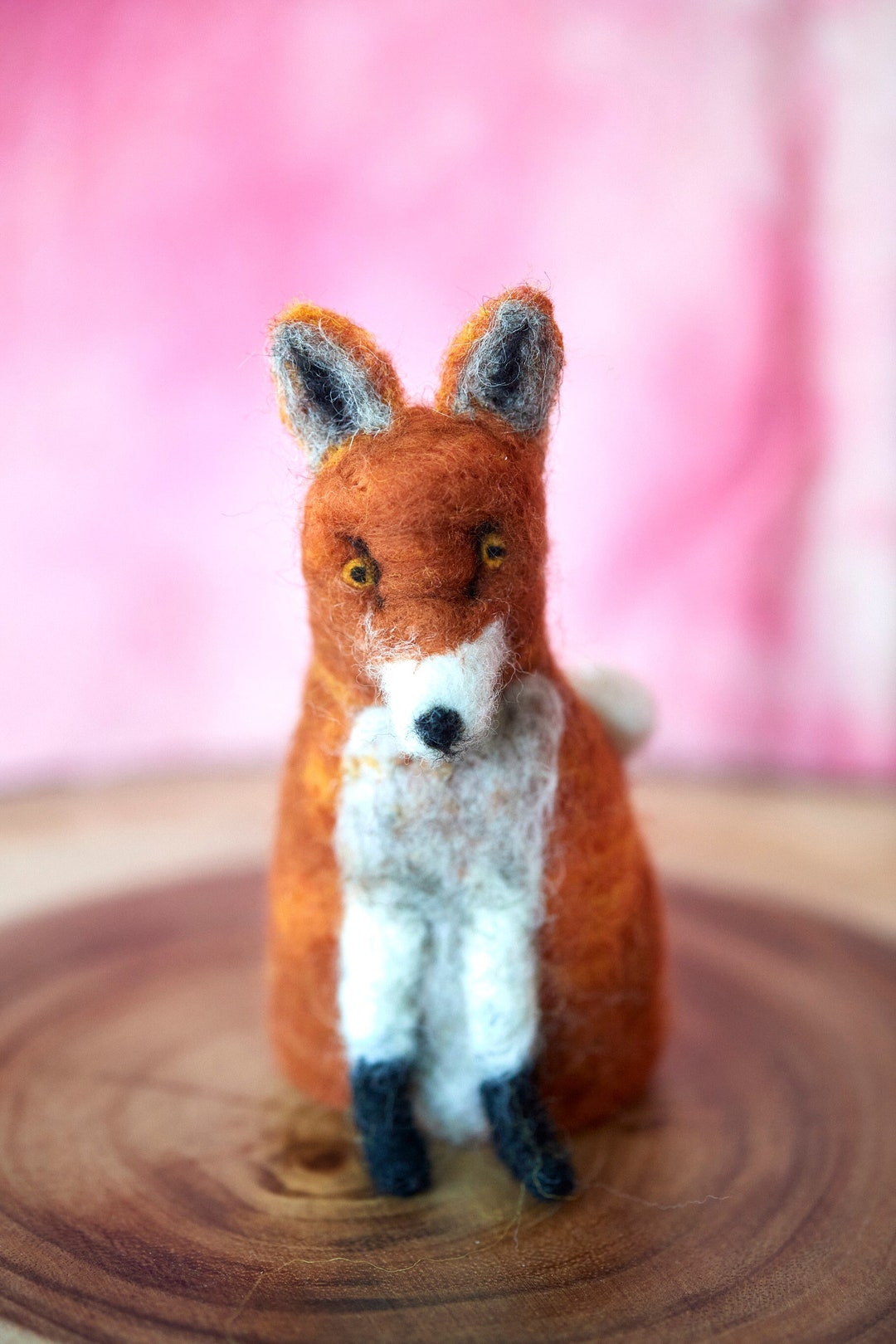 FOX Needle Felt Finger Puppet, Waldorf Forest Animal, Waldorf Puppet ...