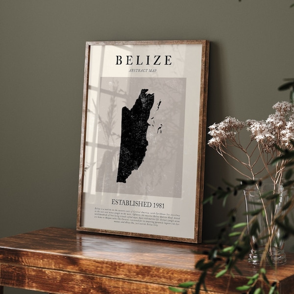 Belize Poster - Etsy
