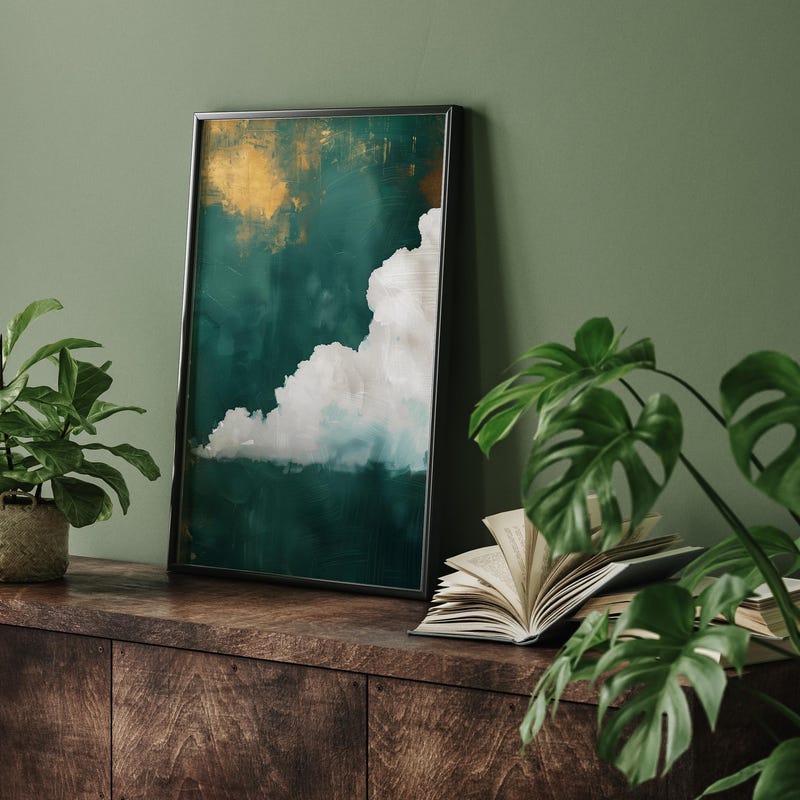 Emerald Wall Art - Etsy