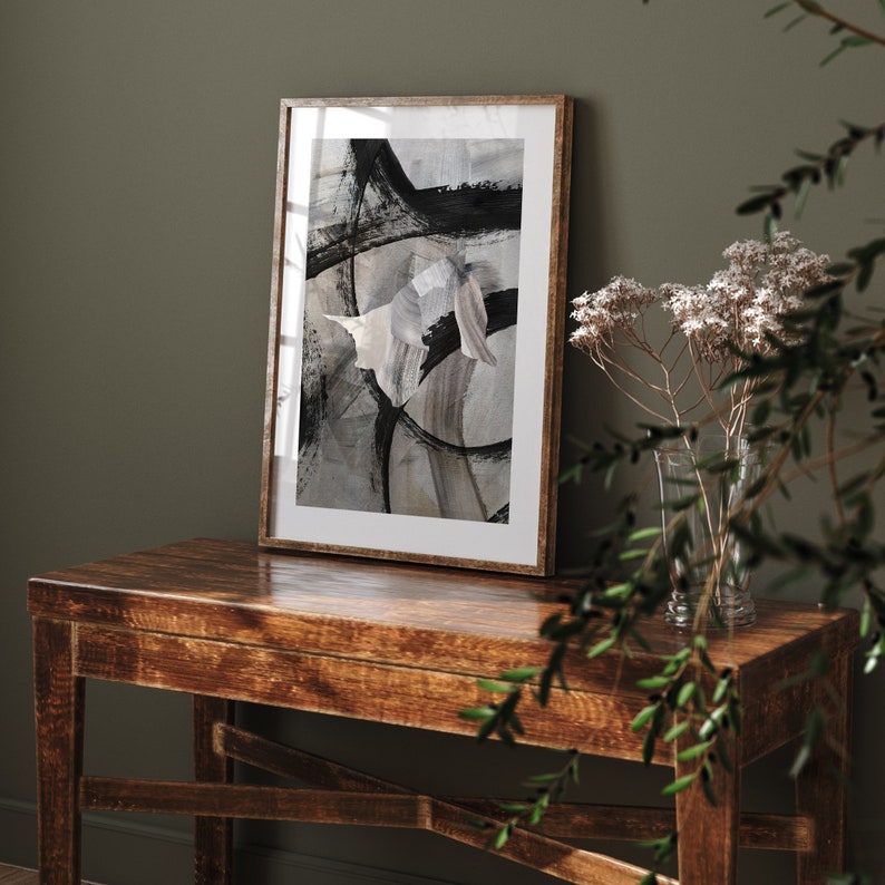 Brunei Map | Black & Grey Abstract Painting Map of Brunei Wall Art ...