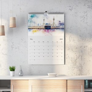 Islamic Calendar 2025 | Islamic Wall Art Places Edition | Large A3 A4 ...