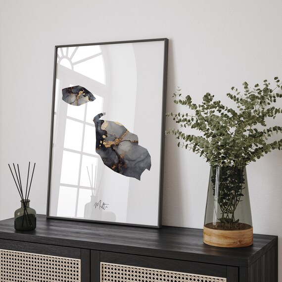 Valletta Malta In Autumn Fall best Watercolour