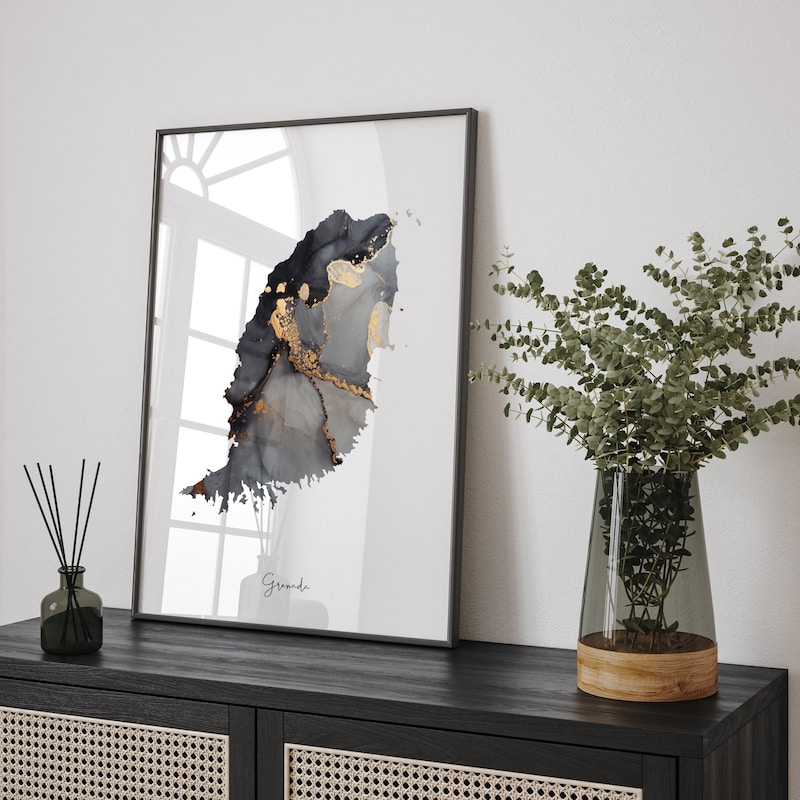 Poster Art Grenada - Etsy UK