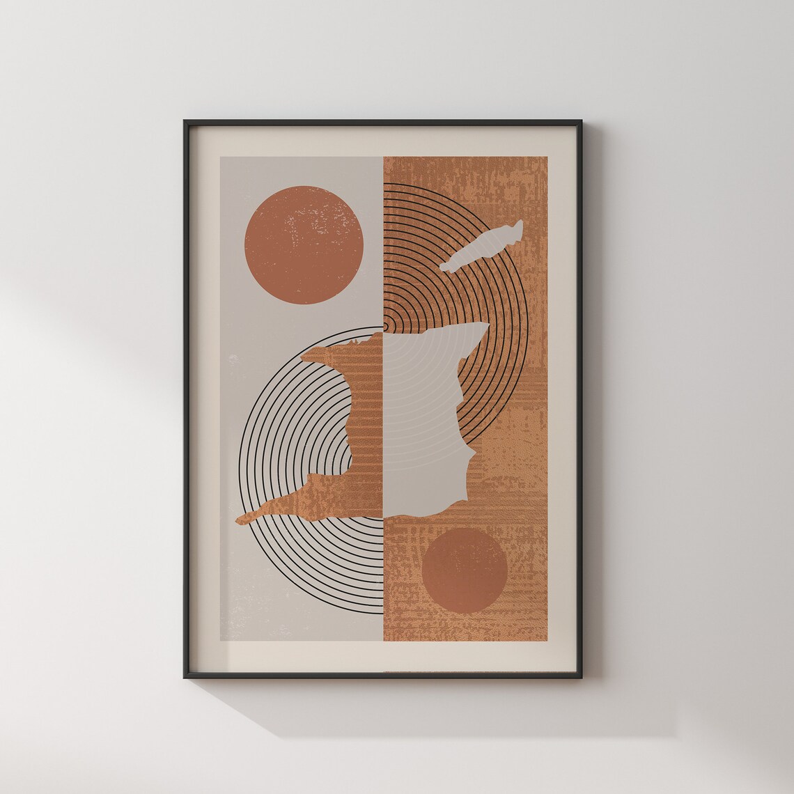Trinidad and Tobago Map Wall Art Print | Boho Mid Century - Etsy