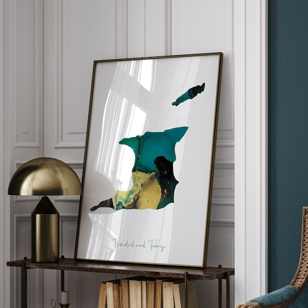 Trinidad Map Poster - Etsy