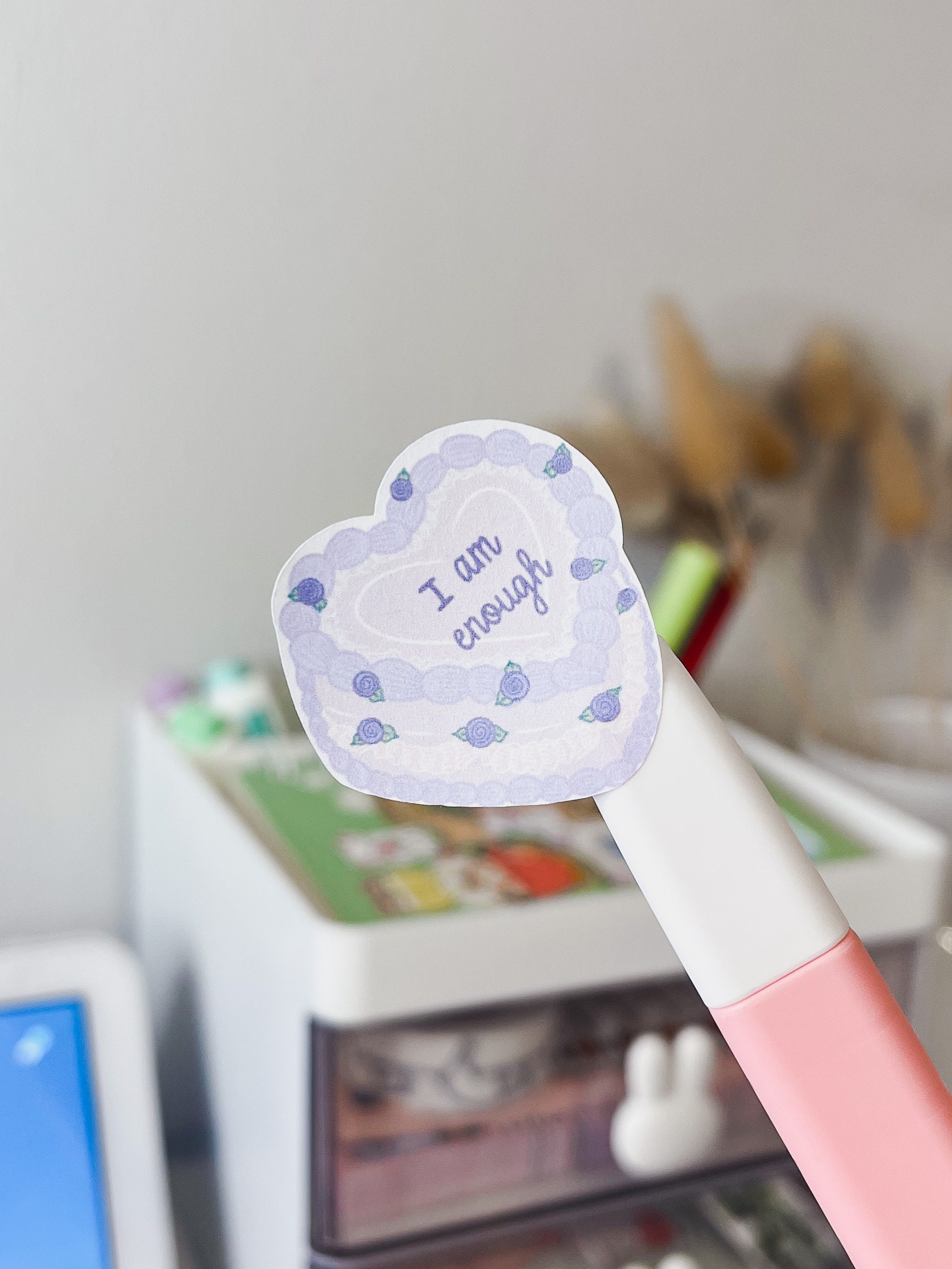 Self-love Cakes Sticker Sheet Affirmation Cakes - Etsy