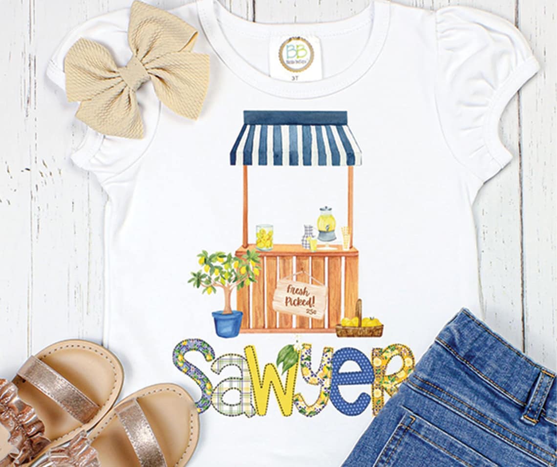 Chinoiserie Lemon Alphabet PNG Font Bundle, Lemonade Letters Alpha Font ...