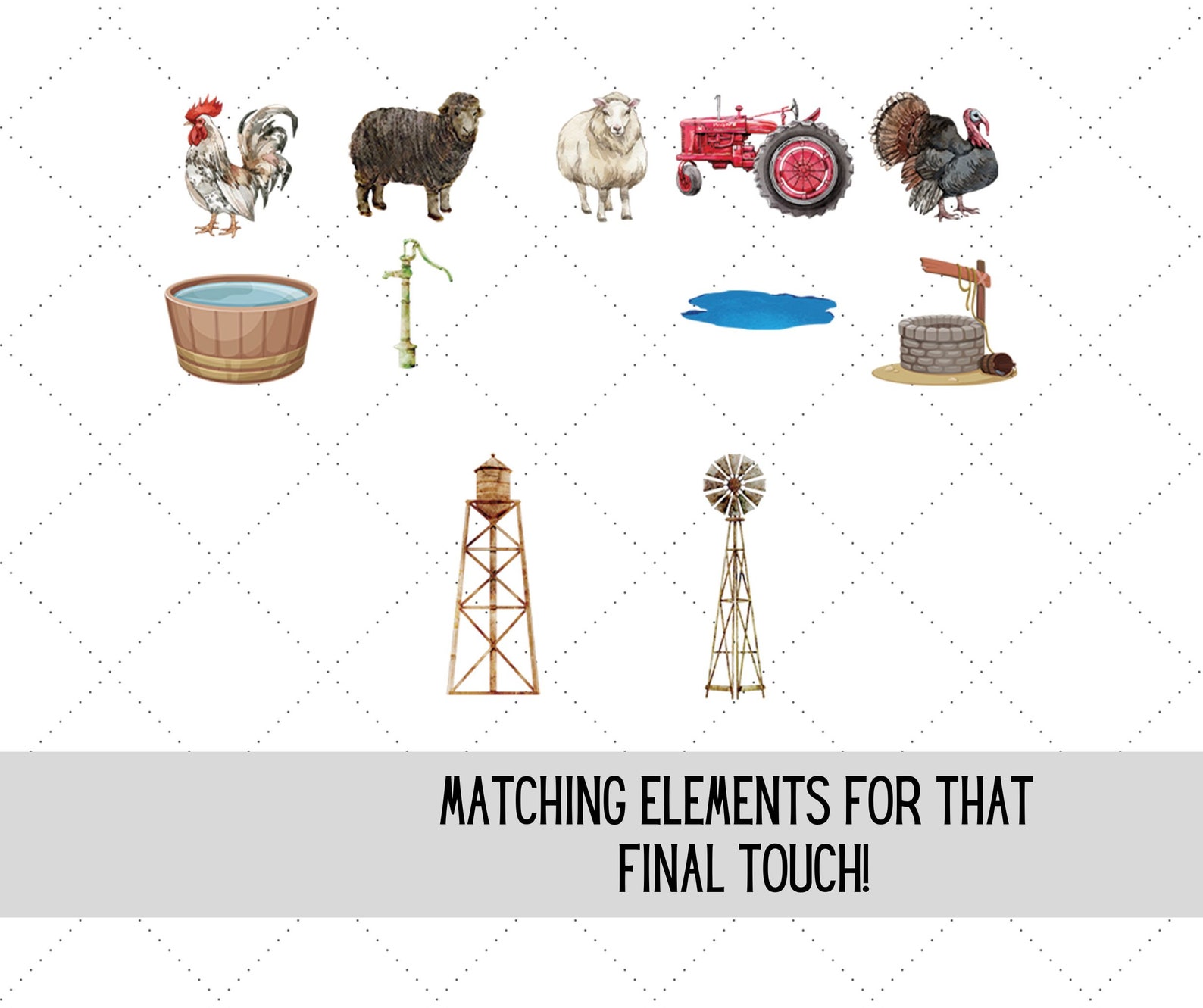 Farm Alphabet PNG Font Bundle, Cute Barnyard Alpha Font, Barn Animal ...