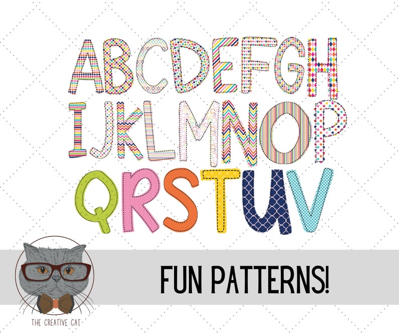 Rainbow Alphabet PNG Font Bundle, Cute Spring Alpha Font, Summer Alpha ...