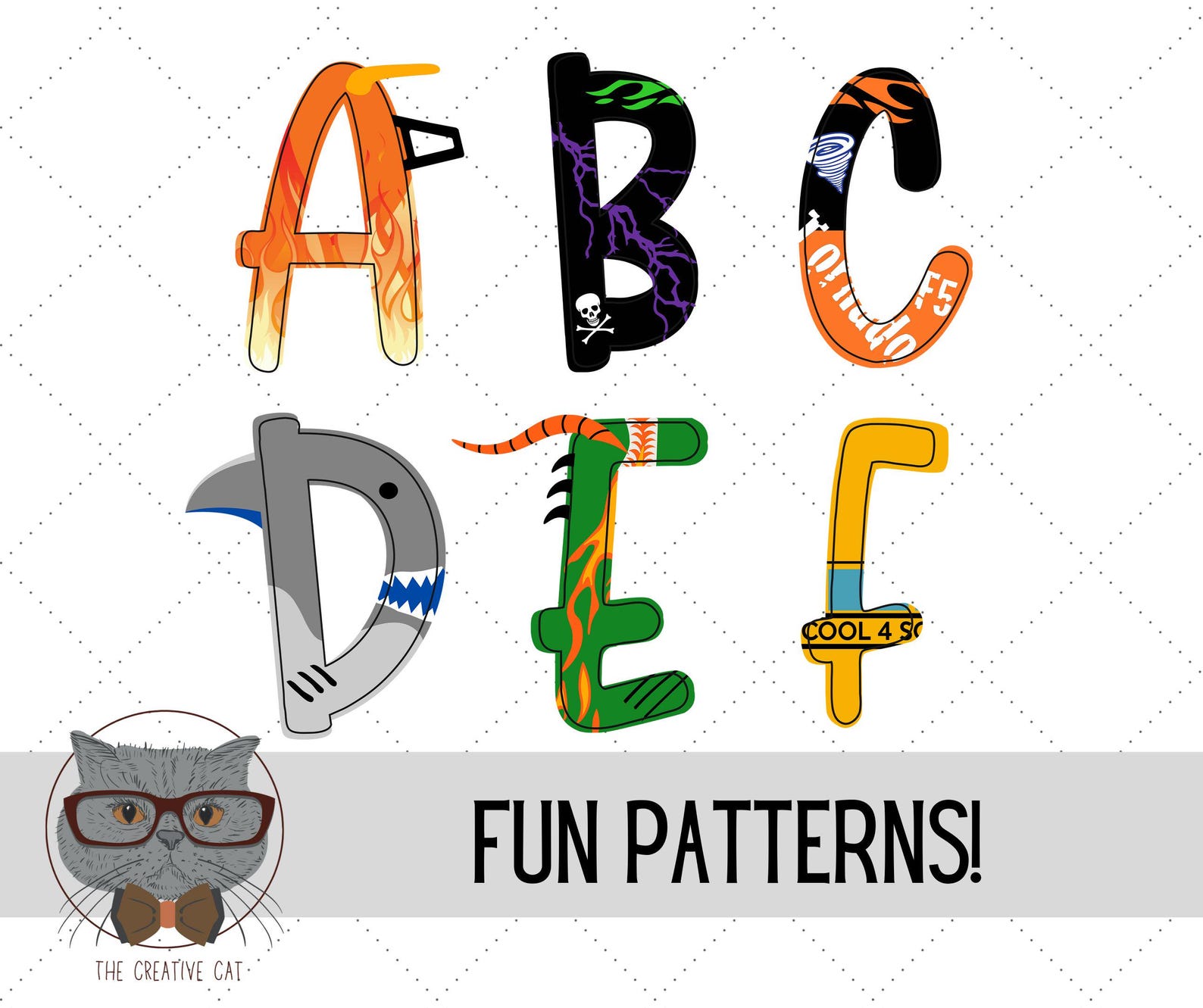 Monster Truck Alphabet PNG Font Bundle, Truck Birthday Alpha Font ...