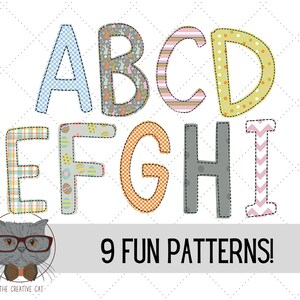 Easter Bunny Alphabet PNG Font Bundle, Cute Rabbit Alpha Font, Easter ...