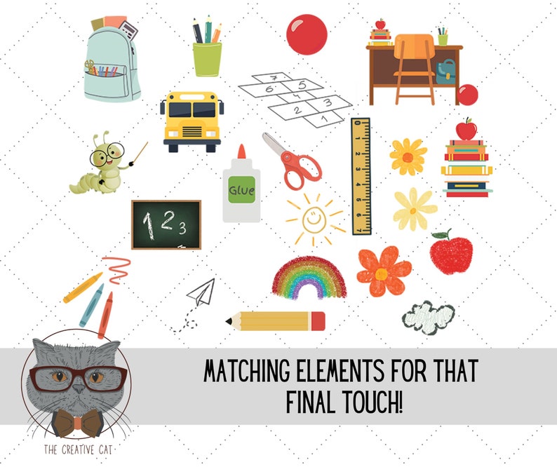 Notebook Paper Alphabet PNG Font Bundle, Back to School Letters Alpha ...