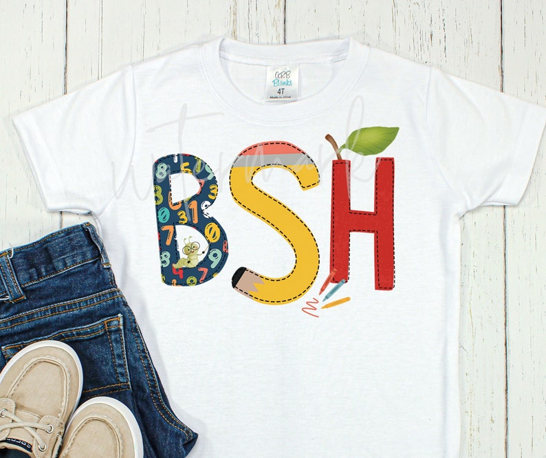 Notebook Paper Alphabet PNG Font Bundle, Back to School Letters Alpha ...