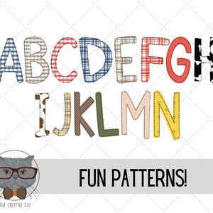 Farm Alphabet PNG Font Bundle, Cute Barnyard Alpha Font, Barn Animal ...