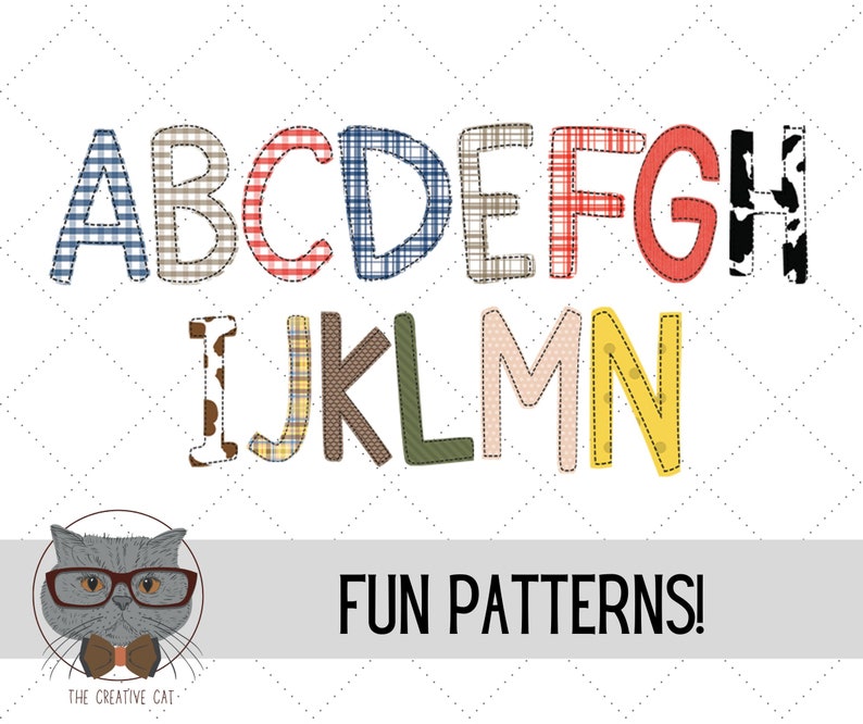 Farm Alphabet PNG Font Bundle, Cute Barnyard Alpha Font, Barn Animal ...