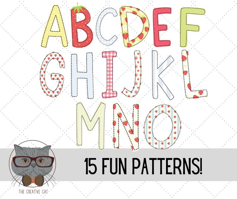 Cute Strawberry Alphabet PNG Font Bundle, Cute Berry Alpha Font, Summer ...
