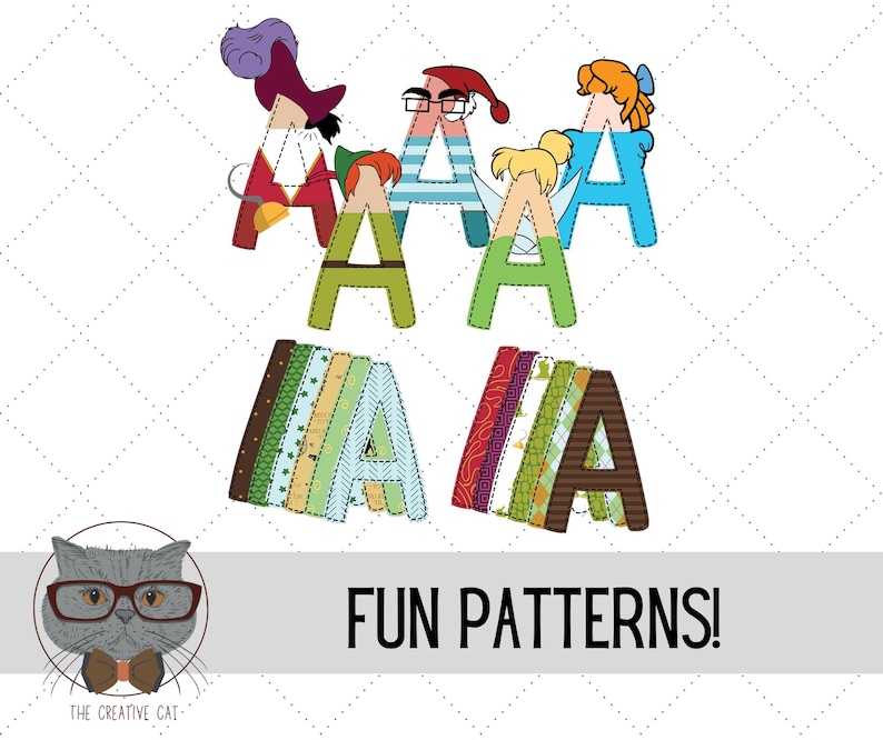 Never Grow up Alphabet PNG Font Bundle, Tink Letter Alpha Font ...