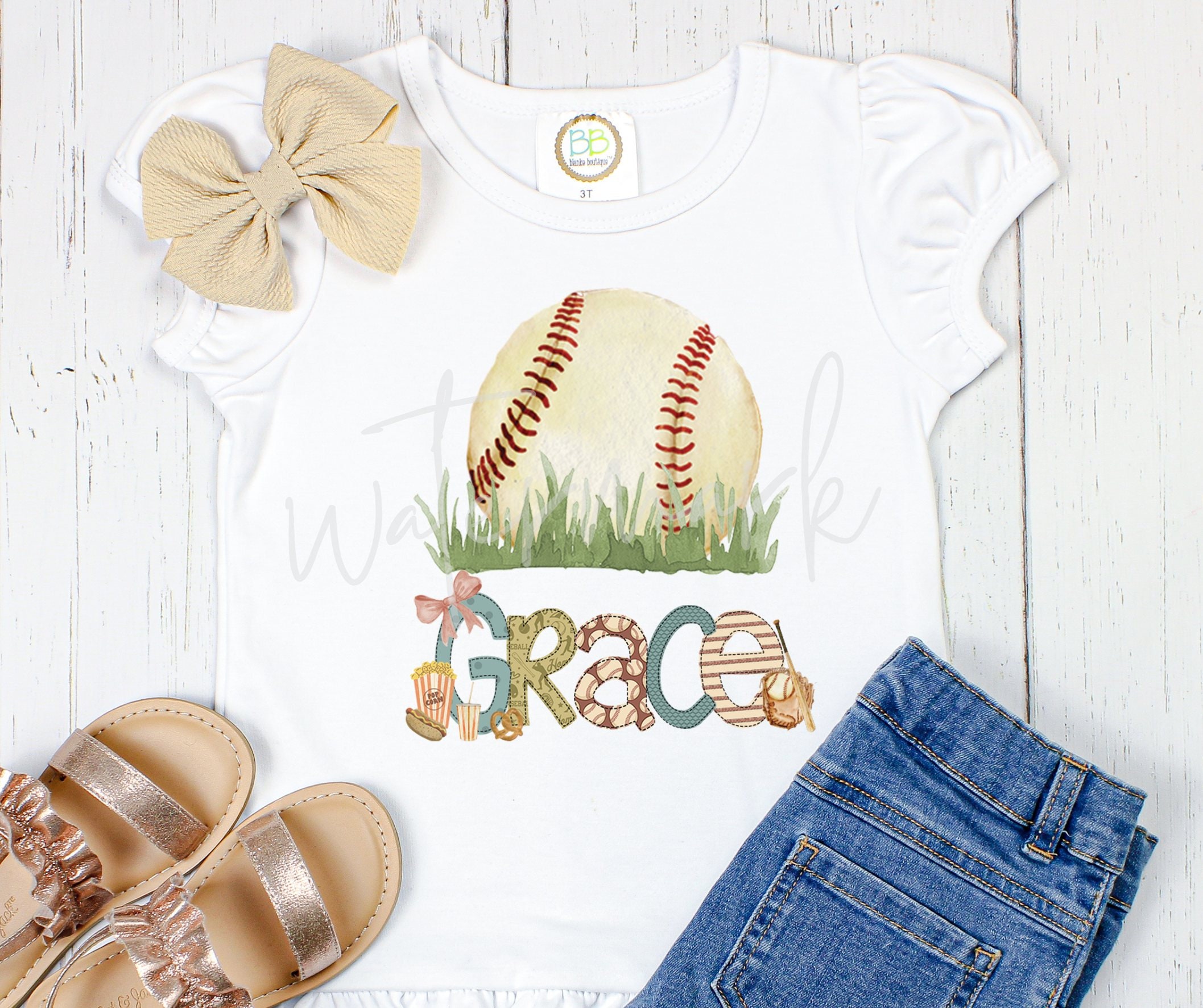 Vintage Baseball Alphabet PNG Font Bundle, Baseball Softball Letters ...