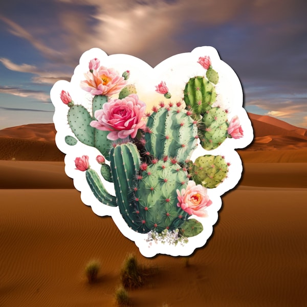 Cactus Sticker - Etsy