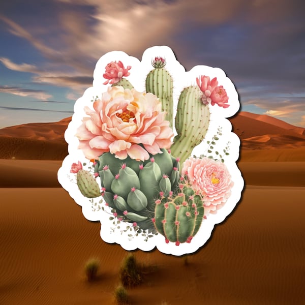 Cactus Stickers - Etsy