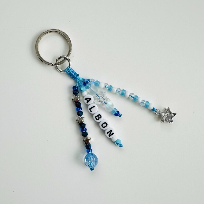 Williams Formula 1 Beaded Keychain / F1 Bag Charm: Alex Albon / Carlos ...
