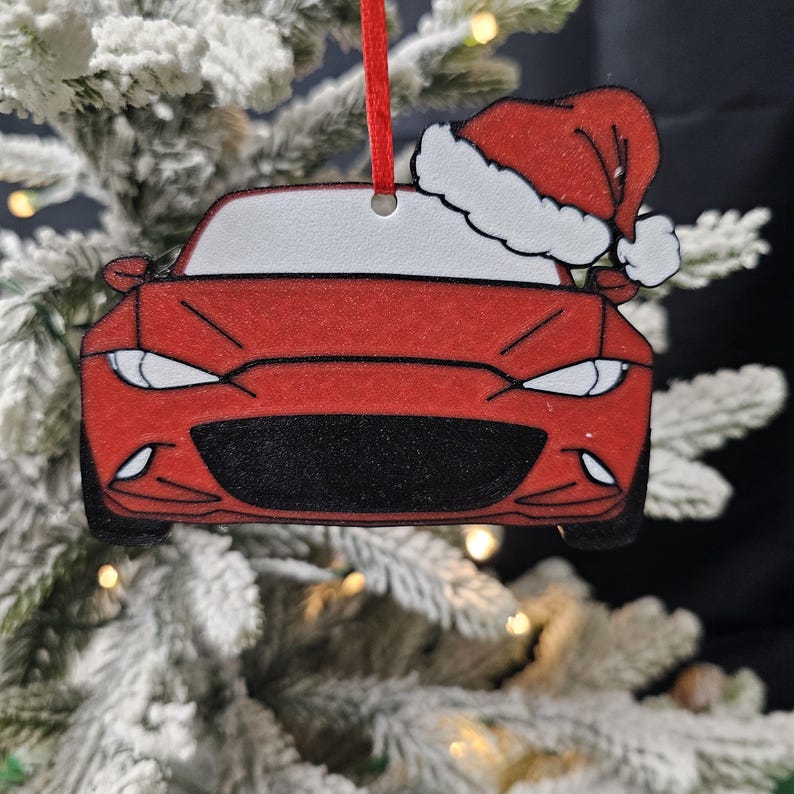 ND Miata Christmas Ornament. Multiple Colors, Perfect to Rev up Any Car ...