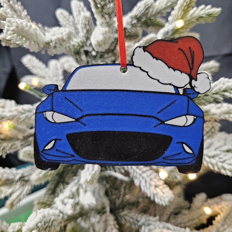 ND Miata Christmas Ornament. Multiple Colors, Perfect to Rev up Any Car ...